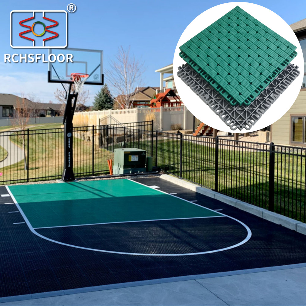 Outdoor TPE Modular Sport Tiles For Gym Basketball court